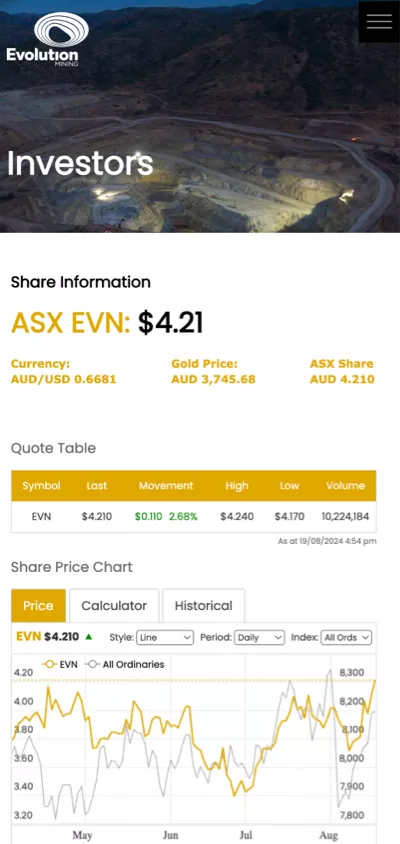 Evolution Mining - Hive Design