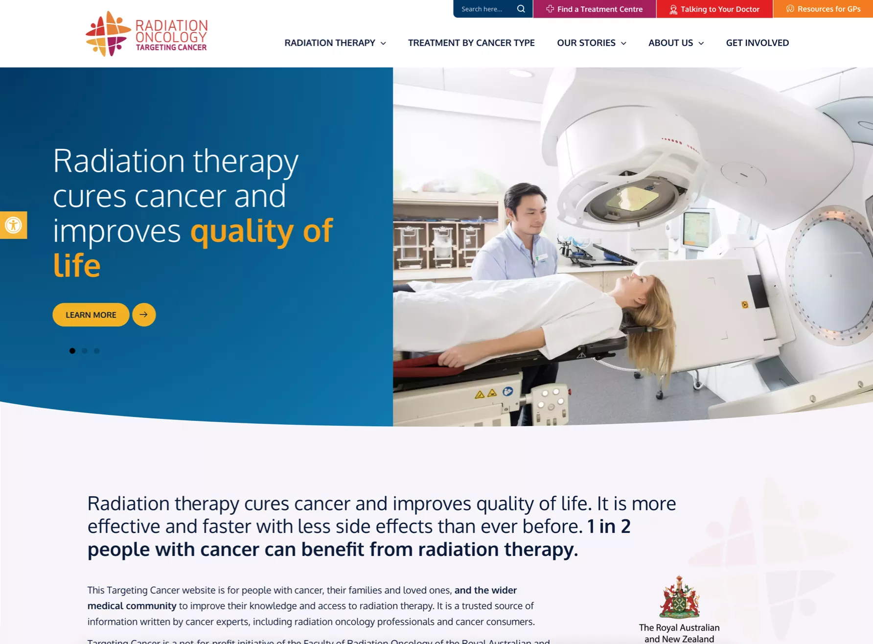 Radiation Oncology Targeting Cancer - Hive Design
